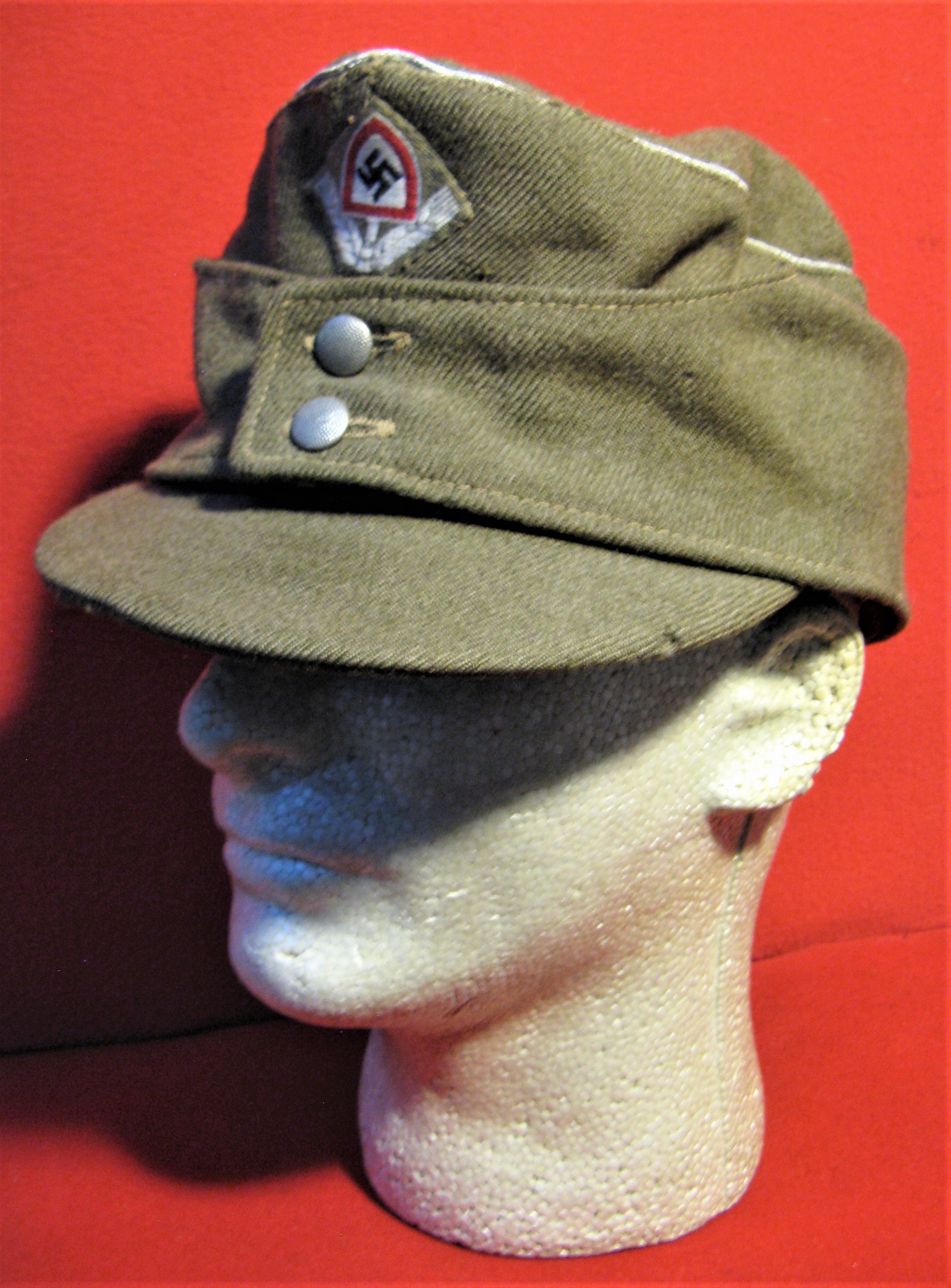 WWII era German RAD Corps Field Cap - Shoulder to Shoulder Collectibles